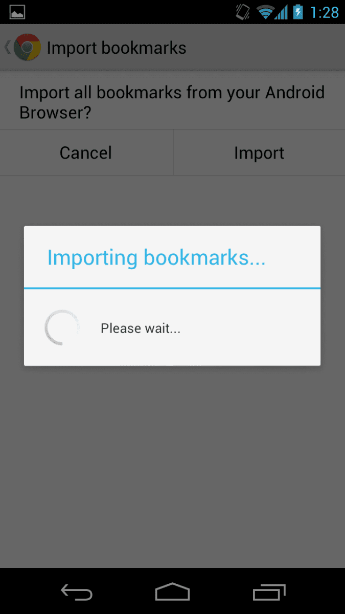 How to Import Bookmarks to Chrome for Android from Android Browser