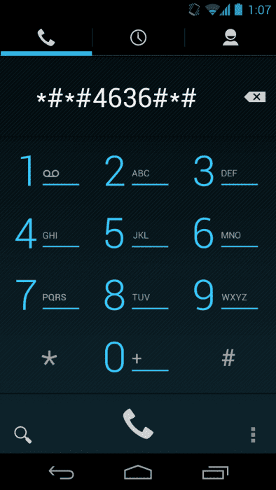 Android Secret Dial Codes - List of 32 Android Codes