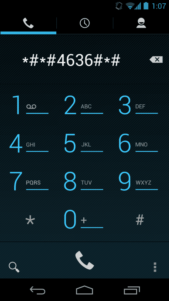 Android Secret Dial Codes - List of 32 Android Codes