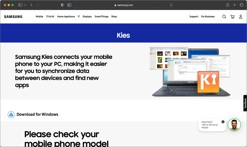 Download Samsung KIES for Windows and Mac (All Versions)