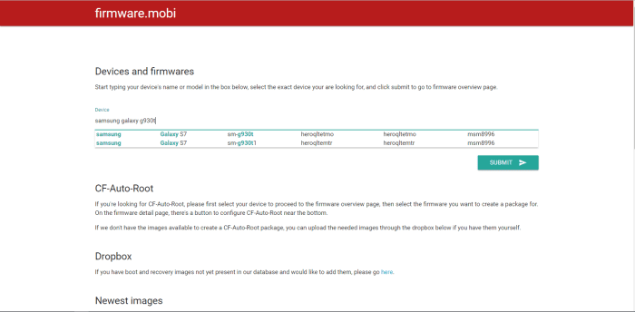 Firmware.mobi: Samsung Firmware, CF-Auto-Root Downloader