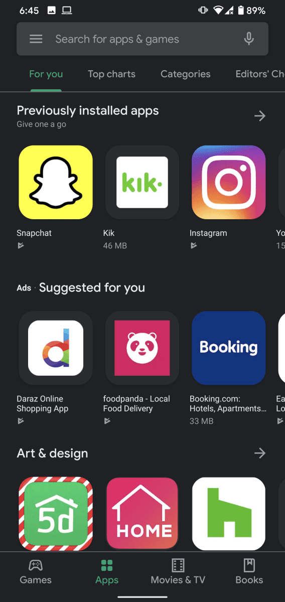 Download Google Play Store APK for Android (All Versions)