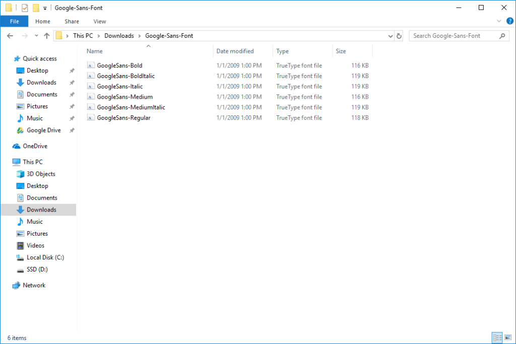 Download Google Sans Font - Product Sans Google Logo Font