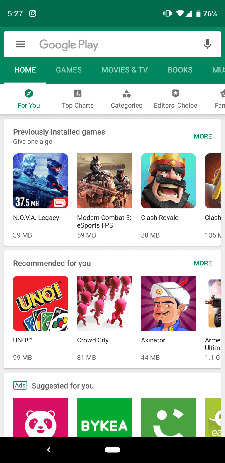 Download Google Play Store APK for Android (All Versions)