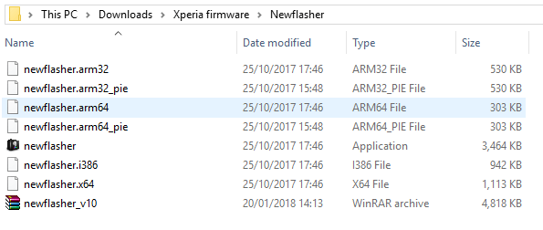 Download Newflasher - Xperia Firmware Flash Tool