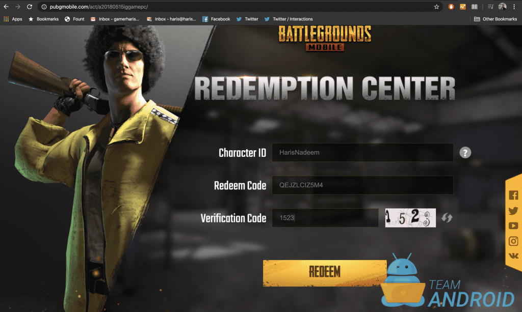 How to Redeem Codes for PUBG Mobile | Voucher, Coupon Codes