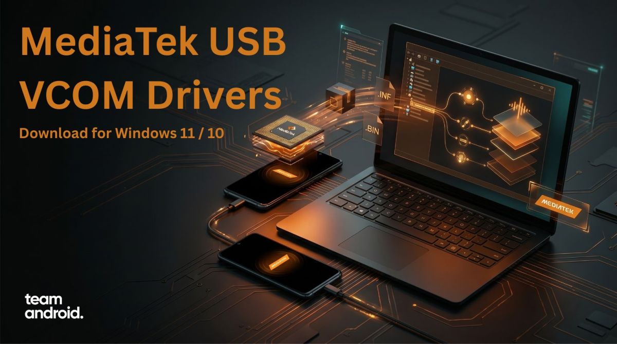 MediaTek USB VCOM Drivers | MTK USB All + Preloader Drivers