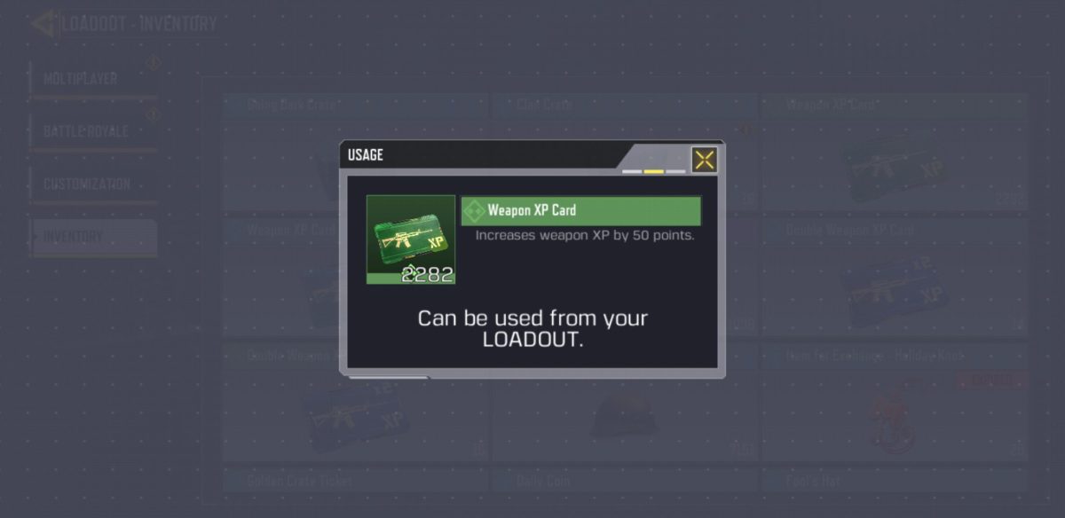 How to Get Weapon XP Cards for COD Mobile Gunsmith Upgrades