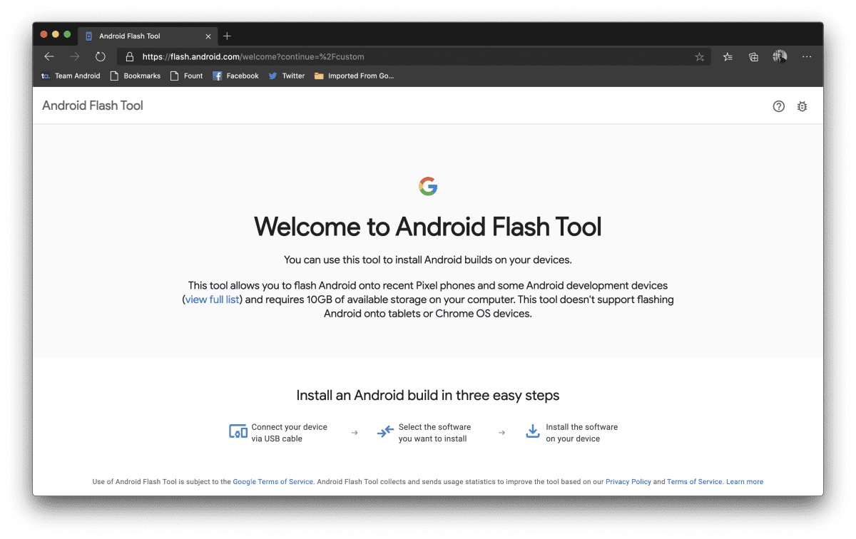 How to Use Android Flash Tool with Google Pixel Phones