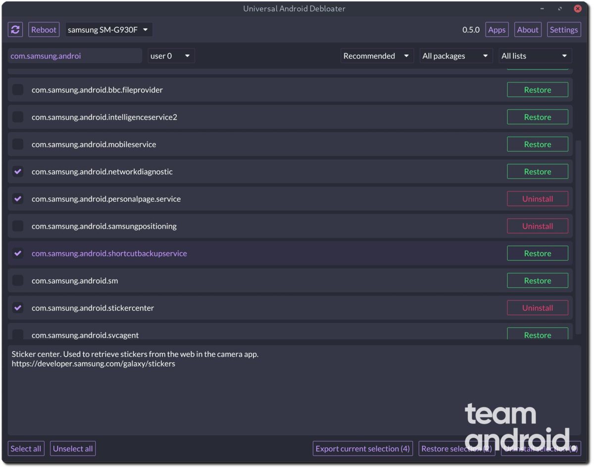 Download Universal Android Debloater GUI | Remove Bloatware