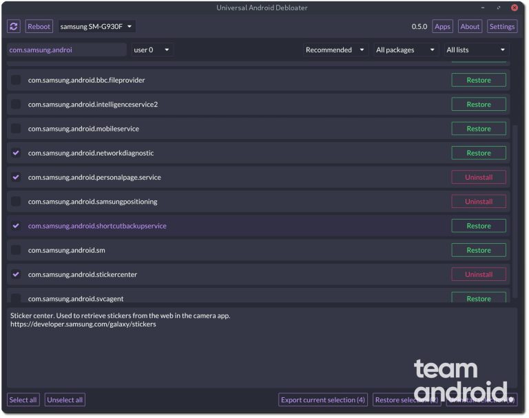 Download Universal Android Debloater GUI | Remove Bloatware
